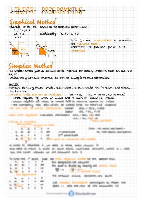 Solution Linear Programming Numerical Methods Week 8 Studypool