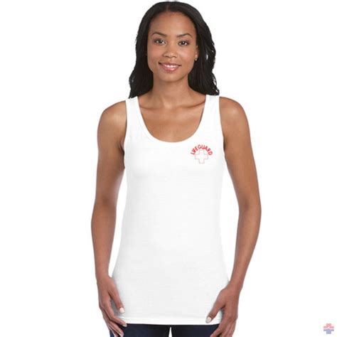 Ladies White Tank Top