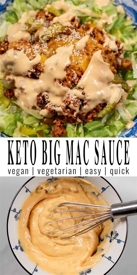 Keto Big Mac Sauce Recipe Easy Low Carb Vegan Contentedness Cooking