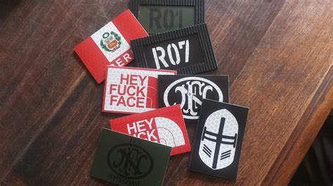 Contact Front Custom Made Ir Patches