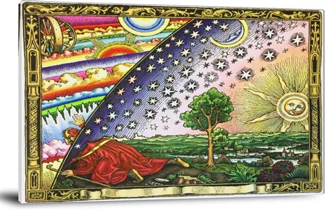 The Flammarion Engraving 1888 Firmament Dome Flat Earth