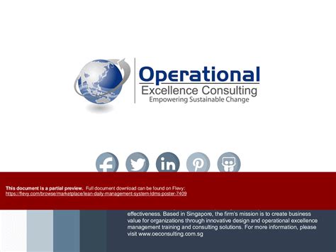 Lean Daily Management System Ldms Poster Pdf