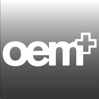 Oem Plus Aufkleber