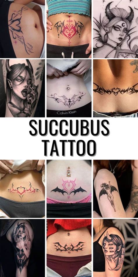 Discover The Significance And Meanings Behind Succubus Tattoo Designs