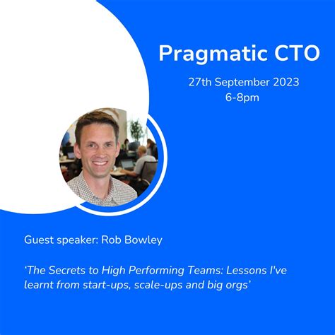 Were Delighted To Announce That Rob Bowley Will Be Joining Us At