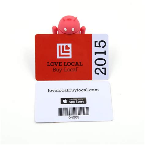 Plastic Id Card With Barcode Huyi Rfid Card Rfid And Printing Solution