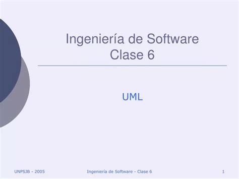 Ppt Ingeniería De Software Clase 6 Powerpoint Presentation Free Download Id3697127