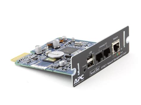 APC AP9631 UPS Network Management Card 2 with Environmental Monitoring ...
