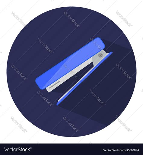 Blue Steplar On A White Background Royalty Free Vector Image