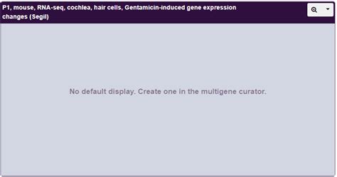 several datasets have multi gene displays but none are marked as