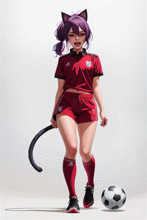 Soccer Catgirl 2 By Cdrgirls On Deviantart