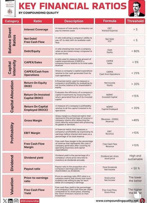 Best 13 Financial Ratios And Formulas For Analysis Artofit