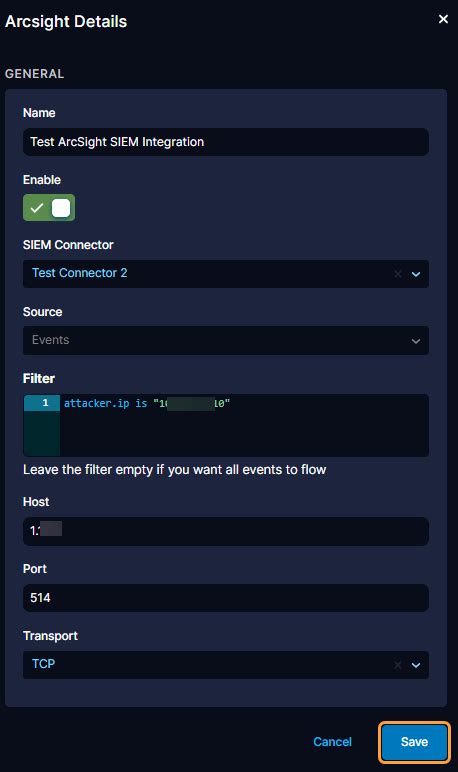 Editing Or Deleting A Siem Integration Zscaler