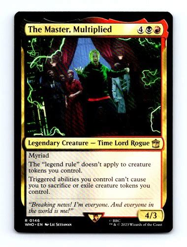 146 2023 Doctor Who The Master Multiplied Rare Ebay