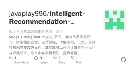 Intelligent Recommendation System For Online Learning Resources