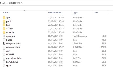 cara install codeigniter 4 via composer zai web id