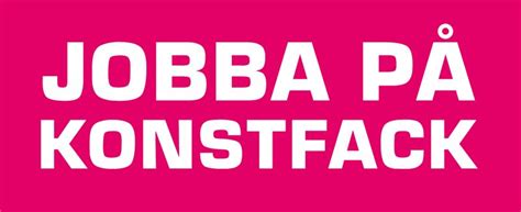 Jobba PÅ Konstfack Konstfack