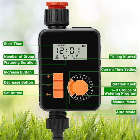 Inkbird Water Timer Programmable Garden Irrigation Watering Timer Lawn Tap Hose Sprinkler