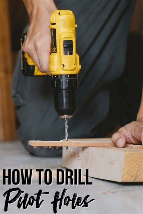 How To Drill Pilot Holes For Wood Screws The Handymans Daughter