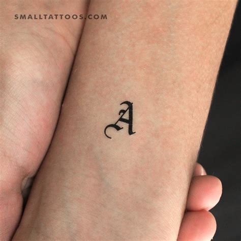 Letter A Designs For Tattoos