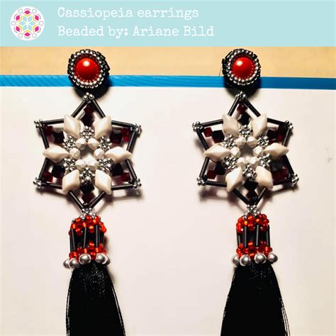 Cassiopeia Earrings Beading Tutorial By Zuzi Hake