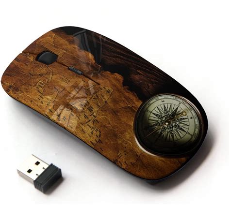 Koolmouse Optical 24g Wireless Mouse Compass Map
