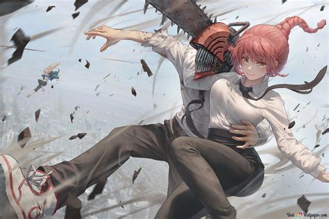 Chainsaw Man Personajes Ficticios Denji Y Denji 2k Descarga De Fondo De