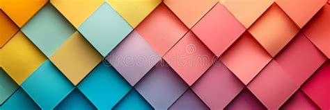 Colorful Wallpaper With Triangle Patterns In A Rectangle Shape Stock Illustration Illustration