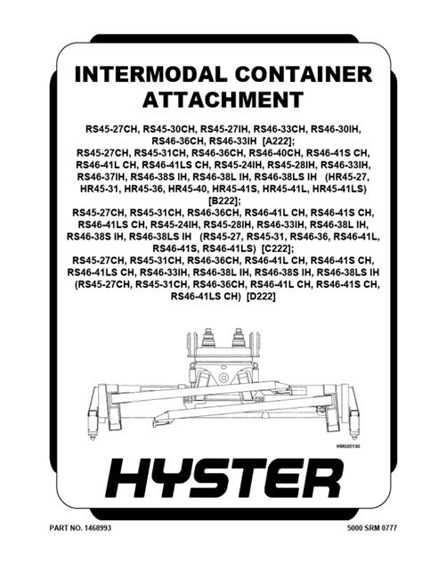 Intermodal Container Attachment Pdf