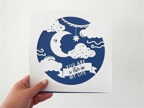 Moon Cut Out Pattern