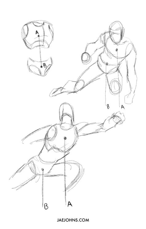 How To Draw Dynamic Poses Different Action Poses Step By Step