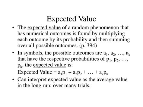 Ppt Understanding Independent Events And Expected Values In