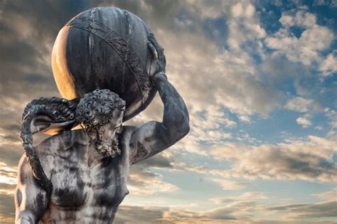 El Mito De Atlas El Titán Condenado La Mente Es Maravillosa