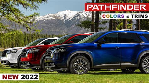 2022 Nissan Pathfinder Trims And Colors In New Beautiful Details