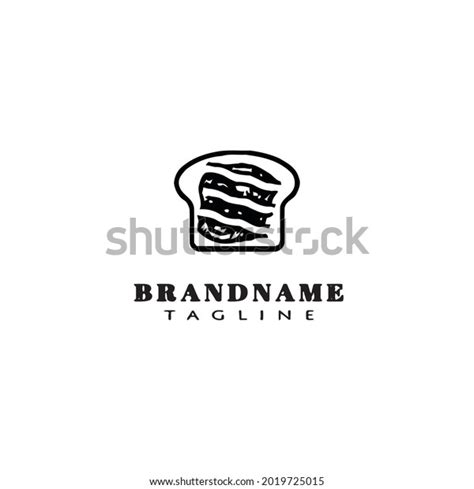 Cute Bread Cartoon Logo Icon Design Stock Vector Royalty Free