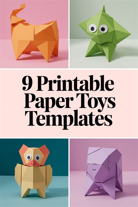 9 Printable Paper Toys Templates For Hours Of Fun ️ Fabricerie