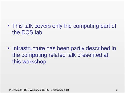 Ppt The Dcs Lab Computer Infrastructure Powerpoint Presentation Free Download Id4923929