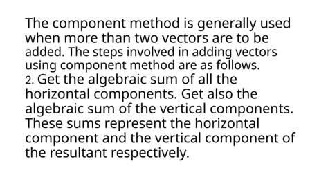 The Component Method Grade 12 Stempptx