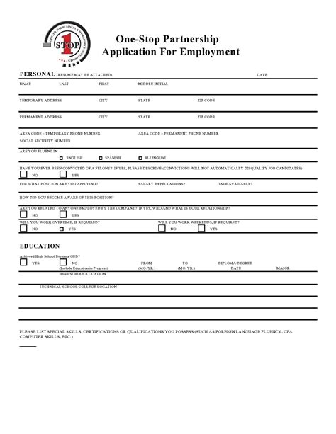 27 Basic Employment Application Templates Free
