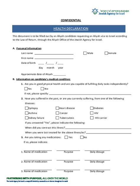 Confidential Healthdeclaration Thisdocumentistobef Form Fill Out And