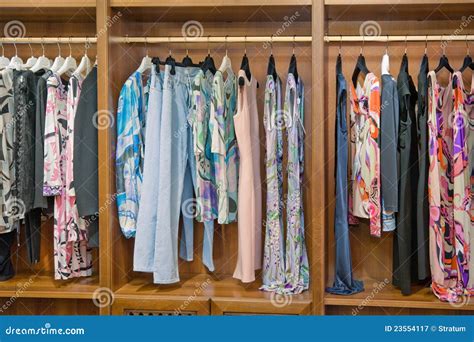 Colorful Collection Of Women S Clothes Stock Image Image Of Feminine