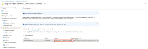 Connecting To Sharepoint In Responsive With A Client Id And Secret Key Home