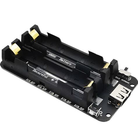 Two 18650 Lithium Batteries Esp32 Expansion Board V8 Mobile Power Supply Patch Battery Hol