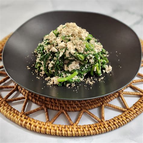 쑥갓두부무침 쑥갓나물 만들기