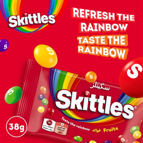 Skittles Original Fruits Candy 38 G Online At Best Price Lulu Qatar