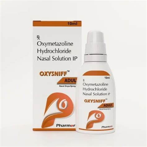 10ml Oxymetazoline Hydrochloride Nasal Spray At ₹ 12656piece Nose