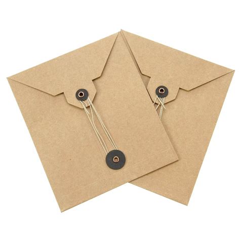 Button And String Envelopes String Tie Envelopes Envelope With String