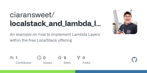 Github Ciaransweetlocalstackandlambdalayers An Example On How To