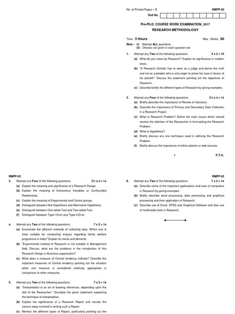 Rmpp 02 Final Pdf Type I And Type Ii Errors Science