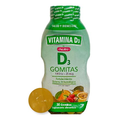 Vitamina D3 En Gomitas Falidu